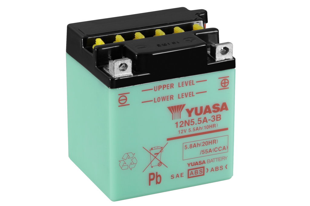 12N5.5A-3B Yuasa Conventional 12 Volt Battery - CPC batteries