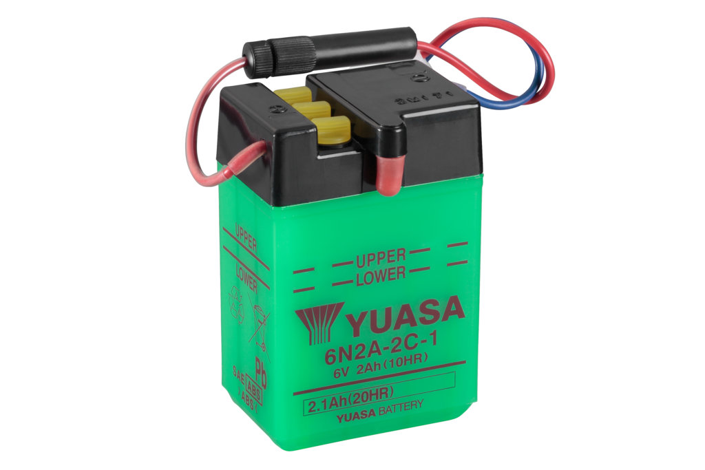 6N2A-2C-1 Yuasa Conventional 6 Volt Battery - CPC batteries