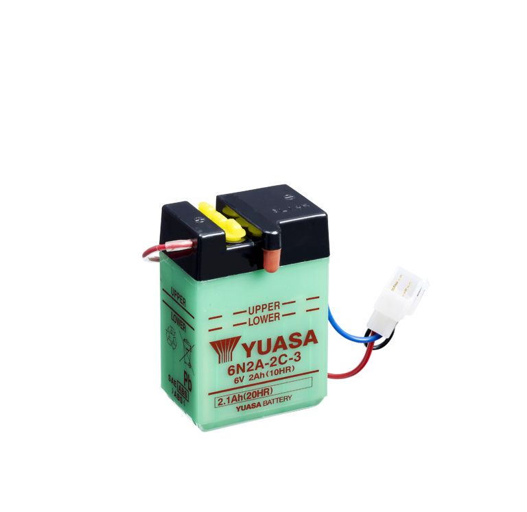 6N2A-2C-3 Yuasa Conventional 6 Volt Battery - CPC batteries